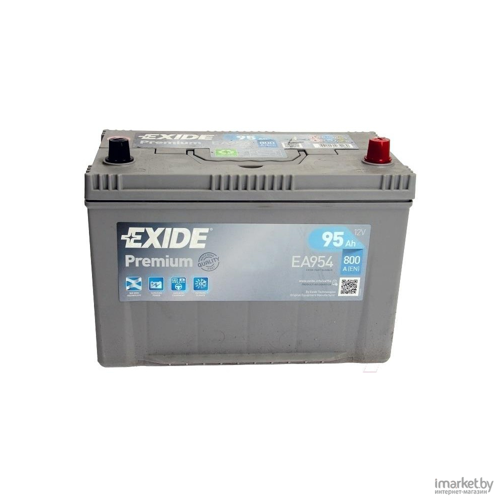 Купить аккумулятор exide premium ea954 95 а/ч | Цена | Доставка по ...