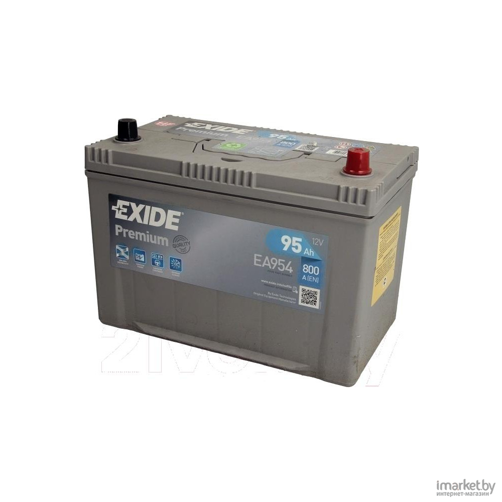 Купить аккумулятор exide premium ea954 95 а/ч | Цена | Доставка по ...